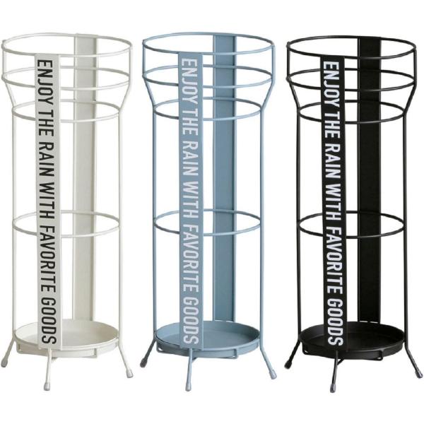 【発売日：2022年08月01日】商品名　モプラック・アンブレラスタンドサイズ　20×20×48ｃｍカラー　ブラック　ブルー　アイボリー素材　アイアンmade in　China’お気に入りのアイテムで雨を楽しむ’と書かれたスタイリッシュな傘...