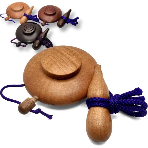 【材質】桜・紫檀・黒檀【寸法】大　直径5.0cm桜・紫檀・黒檀をくり抜いて作られた携帯にも便利な塗香入れです。上部のネジ式の蓋を外して塗香を入れ、横の栓を抜いて手に少しずつ出してお使いください。※天然の木材のため　一つ一つ木目や色が異なりま...