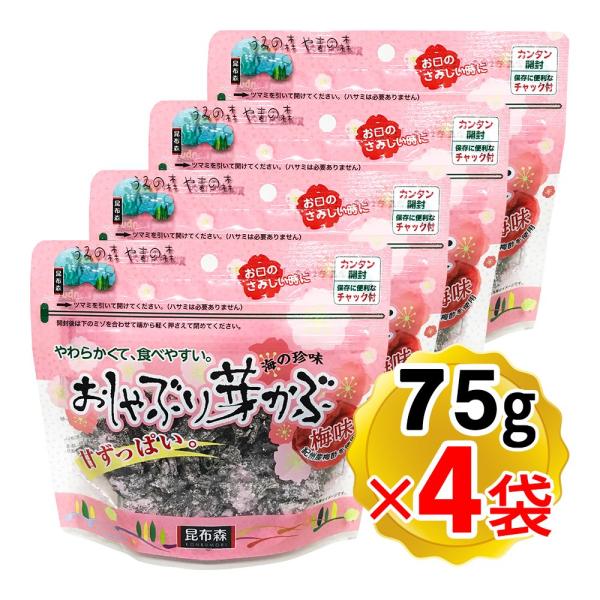 【商品詳細】●わかめの根元、栄養たっぷりの「芽かぶ」を紀州産梅酢で炊き上げ、おやつ、お茶うけに喜ばれるよう、加工しました。●紀州産梅酢でさらに美味しくなり、甘酸っぱさがくせになります。【召し上がり方】そのままどうぞ。おやつやお茶うけとして。...