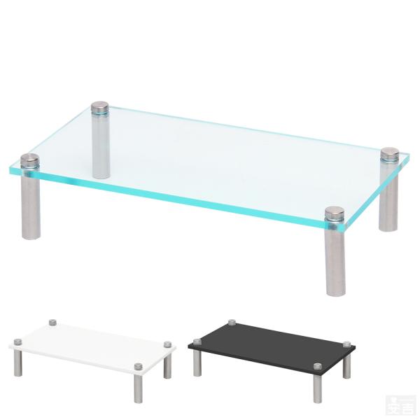 【サイズ】アクリル:約220mm×120mm(板厚5.0mm)/脚:φ12mm×高さ(約)30mm/50mm/100mm【材質】アクリル樹脂/[脚]本体:ステンレスSUS304(艶消し)、ネジ部:スチール(クロムメッキ)組み立て式となり支柱...