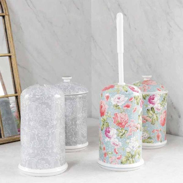 ブランド：ロイヤルアーデン商品名トイレブラシ立て(ブラシ付き)&amp;トイレポット15種類からお選びください。サイズ(約)ブラシ立て/直径12.5×ブラシ立て高さ21.5×ブラシ込みの高さ40cmトイレポット/直径12.8×高さ22cm材...