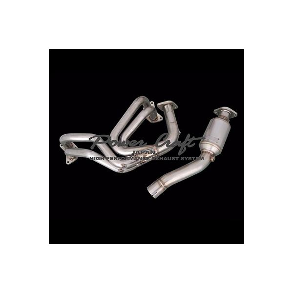 【保安基準適合】POWER CRAFT EXHAUST MANIFOLD＆METAL CATALYST SET