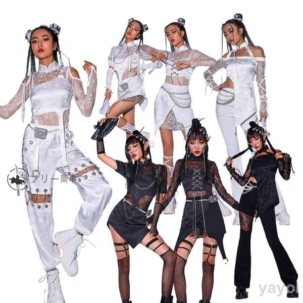 商 品 詳 細  商品内容  ダンス衣装：3/4点セット （   チェーン、ポーチが付属しておりません）  商品仕様  生地：ポリエステル、レース、そのほか  商品詳細                サイズ        推奨体重/kg  ...