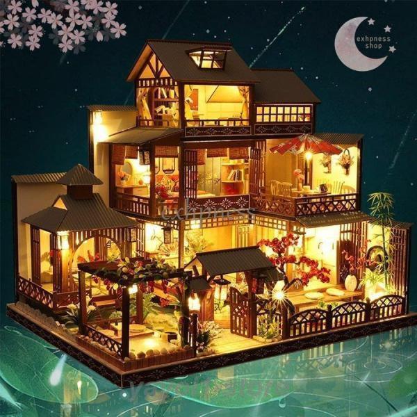 ◆年齢：14歳以上の子供向け◆【付属部品：英語説明書+オルゴール】本商品は完成品ではございません。お客様ご自身での組立が必要になります。◆友達や家族のために非常に良い贈り物。 バレンタイン、誕生日、クリスマス、ハロウィン、父の日、母の日など...