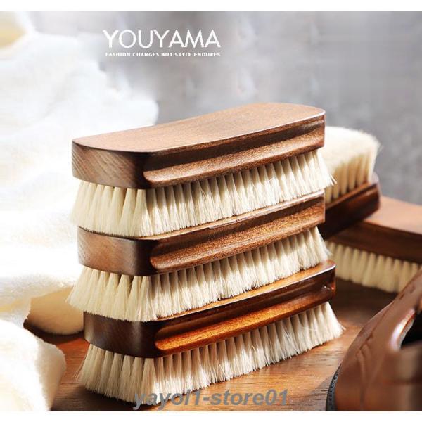 商品名革靴 手入れ 靴磨き  ワークブラシ  靴ブラシ レザーケア 毛 シューケア 実寸:15.5cm*5cm素材:毛 木製 カラー：ブラウン