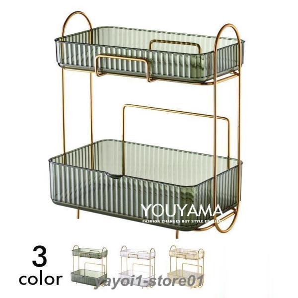 商品名メイク ボックス コスメ 収納 大容量 クリア 透明 持ち運び 化粧品 アクセサリー コスメ ケース ドレッサー コスメ ボックス 実寸:30.5cm*35.5cm素材:アクリルカラー：ホワイト/ゴールド/グリーン