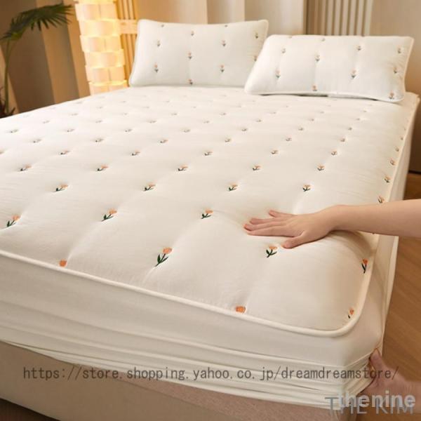 商品情報生地綿100%Point.1 ボックスタイプシーツの裏面は全周ゴム仕様になっているので、すっぽり被せるだけで着脱簡単です！寝相を気にすることなく朝までぐっすり！Point.2快適にお休み春秋はサラサラ、冬は暖かシーツで一年中快眠をサ...