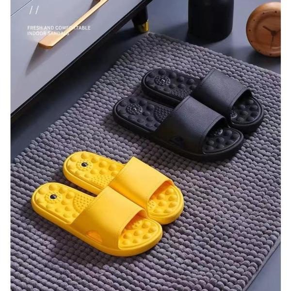 ■ 品名：健康サンダル■ 素材：EVA■ スタイル：自宅用/お風呂■ カラー：ネイビー・グレー・ブラック■ サイズ：36-45■ 季節：春/夏/秋検索ワード：健康サンダル 健康スリッパ ツボ押し つぼ押し こり コリ ギフト 敬老の日 贈り...