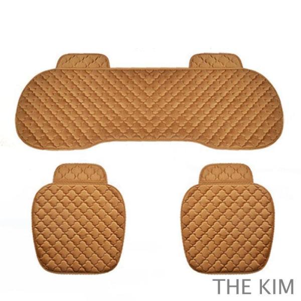 シートクッション 車用 シートカバーセット カーシートカバー 座布団  座席シート ドライブシート カー用品 大中小型車用 SUV用 自動車 簡単装着 滑り止め素材： [表地] ビロード生地 [充填物] 反発スポンジ [バック] 滑り止めの...