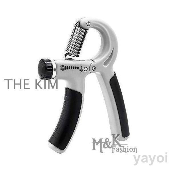 【商品仕様・持ち運び便利】負荷：5kg-60kg、サイズ：横10.5cm×高さ16cm×幅2.5cm。ハンドグリッパーの重量は156g、バッグに入れられるサイズなので、自宅はもちろん、外出、旅行、出張でも、楽に持ちます。いつでもお気軽に使用...