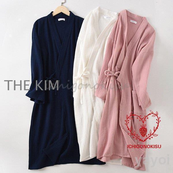 商品情報 ★★素材：綿★カラー:   ホワイト   ネイビー   ピンク★サイズ：女：L   着丈106cm   バスト110cm    肩幅44cm   袖丈54cm   適用体重55-65kgXL 着丈108cm   バスト115cm ...