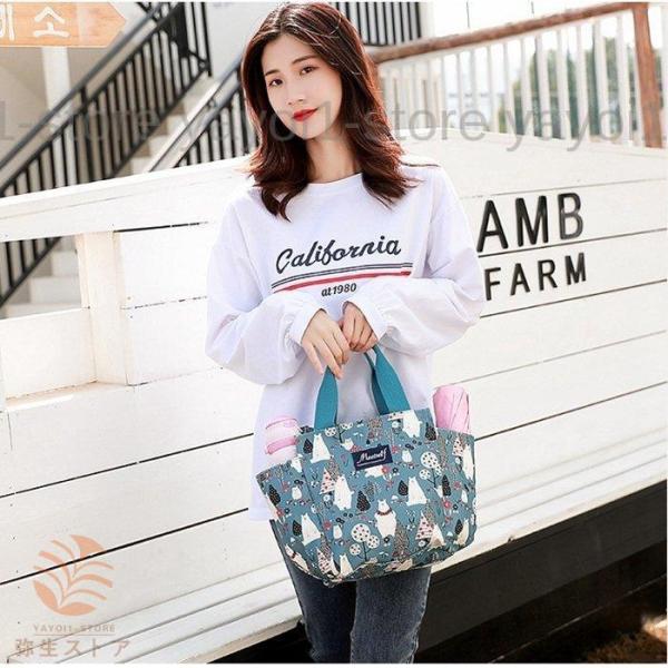 お弁当バッグ ランチバッグ ランチトート ファスナー 大きめ シンプル 大容量 お弁当 ランチ バッグ 運動会 飲み物 遠足 多収納 便利 バッグ 防水  【サイズ】横約21cm×縦約24.5cm×マチ約10cm              ...