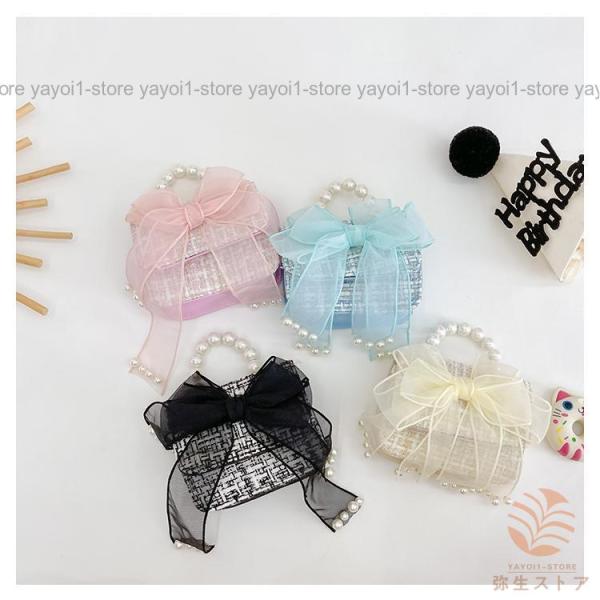 リボンのシースルーが上品な印象の可愛いミニバッグですバッグ情報横13cm 高さ12cm 奥行き5cm肩紐110cm 重さ0.18kg生産国：中国素 材：綿、麻他【注意事項】※商品のデザインはロット数、生産数によって予告なく変更がございます。...