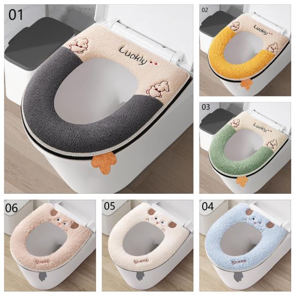 可愛いアニマルデザインの便座カバーになります。ファスナー式で簡単に取り外しすることができます。【サイズについて】画像を参照ください【素材について】ポリエステル【カラーについて】生産ロットにより柄の出方や色の濃淡が多少異なる場合がございます。...