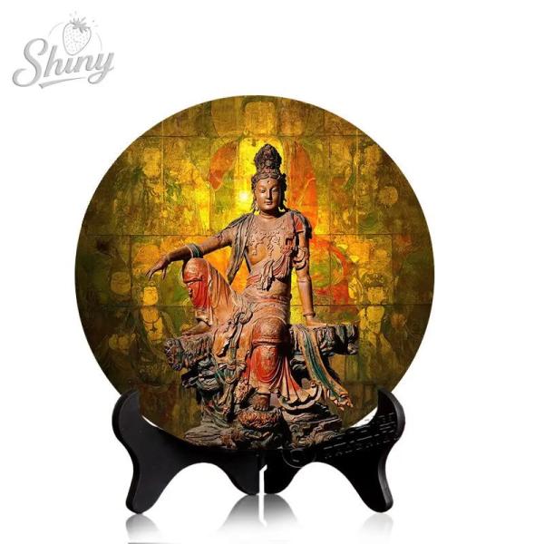 種類: Diameter19cmフレーム材質: 木 / 設置方法: 立て掛け / スタイル: 宗教的 / 原産地: 中国本土 / 直径: 29cm / 直径: 19cm / 直径: 14cm / ※お届けは1種類のみです