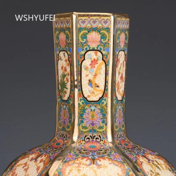 素材: 磁器 / サイズ: 幅15cm × 高さ23cm / スタイル: 伝統中国風 / 機能: 案内花瓶 / 原産地: 中国本土 / 製造方法: 手作業 / 色: イエロー / 入数: 1個 / 注意: 照明や撮影角度により、実物と色合い...
