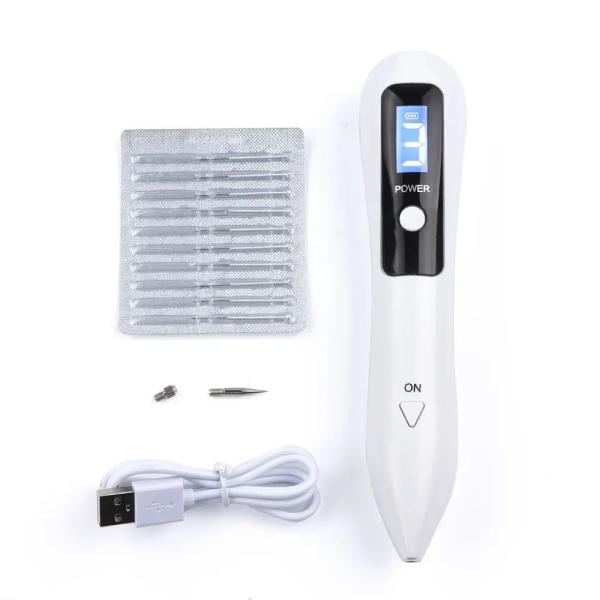種類: White-NOBOX材質: ABS樹脂 / 原産国: 中国 / 電源: 非電気式 / 動作原理: LED / 重量: 100g / サイズ: 3.5cm×18cm（1.38インチ×7.09インチ） / 付属品: 除去ペン1個、太針...