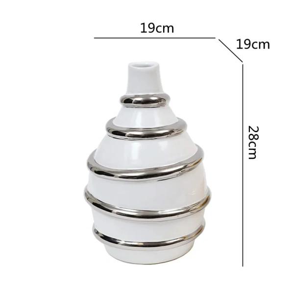 種類: B素材: 陶磁器・磁器 / 仕上げ: 金メッキ / 形状: 円形 / スタイル: モダン / 用途: 卓上花瓶・装飾 / サイズ: M / 関連語: 陶器 セラミック オブジェ 飾り物