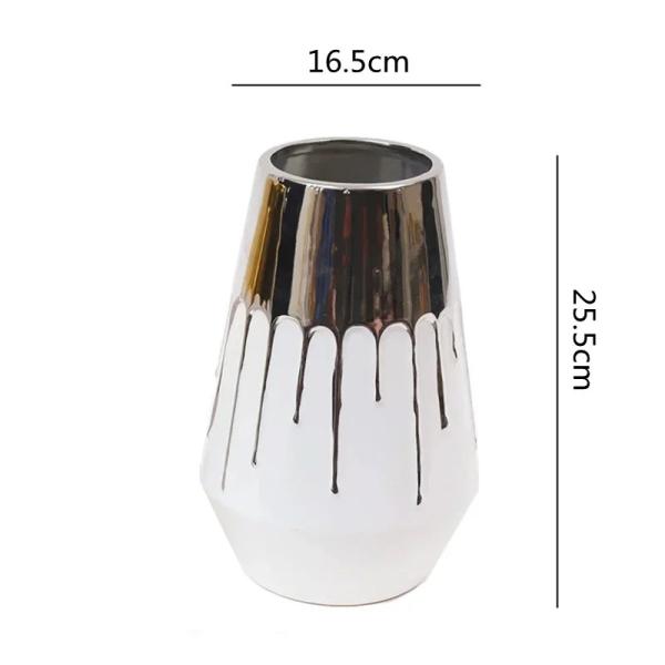 種類: E素材: 陶磁器・磁器 / 仕上げ: 金メッキ / 形状: 円形 / スタイル: モダン / 用途: 卓上花瓶・装飾 / サイズ: M / 関連語: 陶器 セラミック オブジェ 飾り物