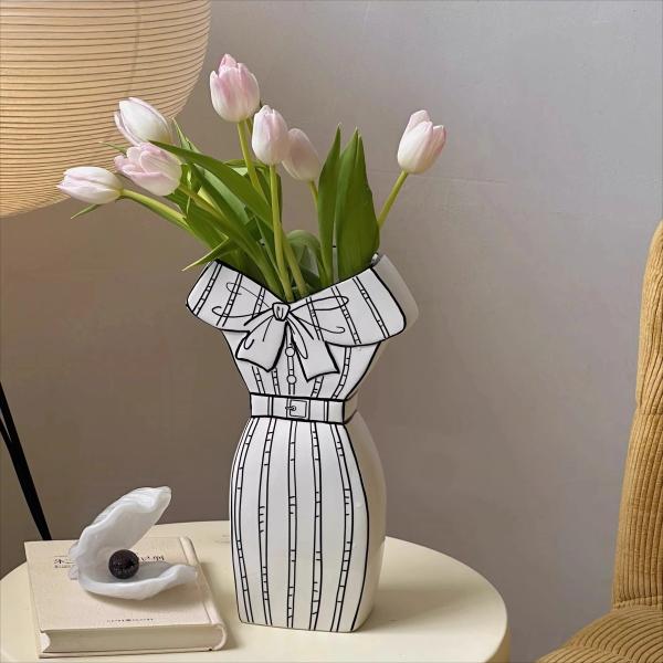 素材: 陶磁器 / サイズ: 18x30cm / スタイル: モダン / 機能: 卓上花瓶 / 用途: 植木鉢、テラリウム / 原産国: 中国 / 関連語: 陶器