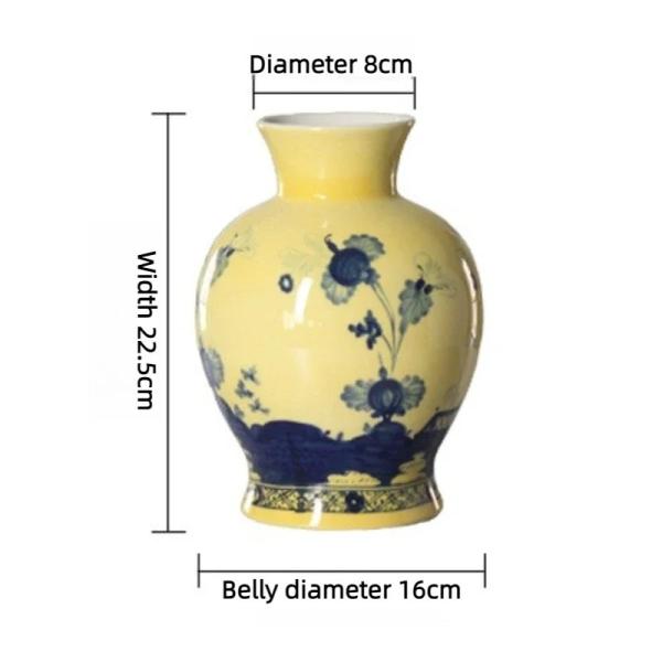 種類: タイプ A素材: 磁器 / スタイル: 中華風高級 / 機能: テーブルトップ花瓶 / サイズ: M / 原産国: 中国 / 関連語: セラミック オブジェ 飾り物