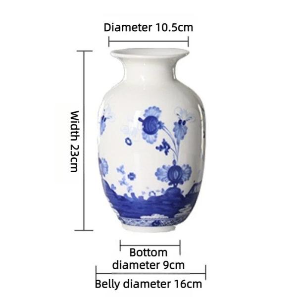 種類: タイプ C素材: 磁器 / スタイル: 中華風高級 / 機能: テーブルトップ花瓶 / サイズ: M / 原産国: 中国 / 関連語: セラミック オブジェ 飾り物