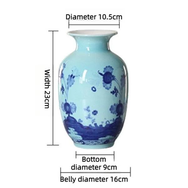 種類: タイプ D素材: 磁器 / スタイル: 中華風高級 / 機能: テーブルトップ花瓶 / サイズ: M / 原産国: 中国 / 関連語: セラミック オブジェ 飾り物