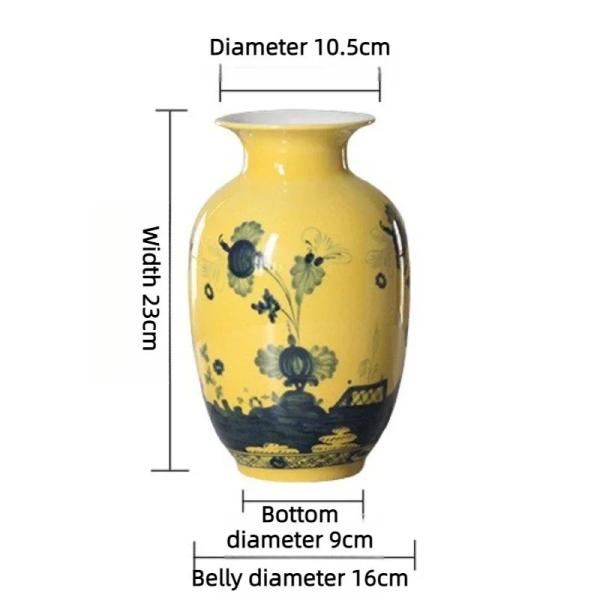 種類: タイプ F素材: 磁器 / スタイル: 中華風高級 / 機能: テーブルトップ花瓶 / サイズ: M / 原産国: 中国 / 関連語: セラミック オブジェ 飾り物