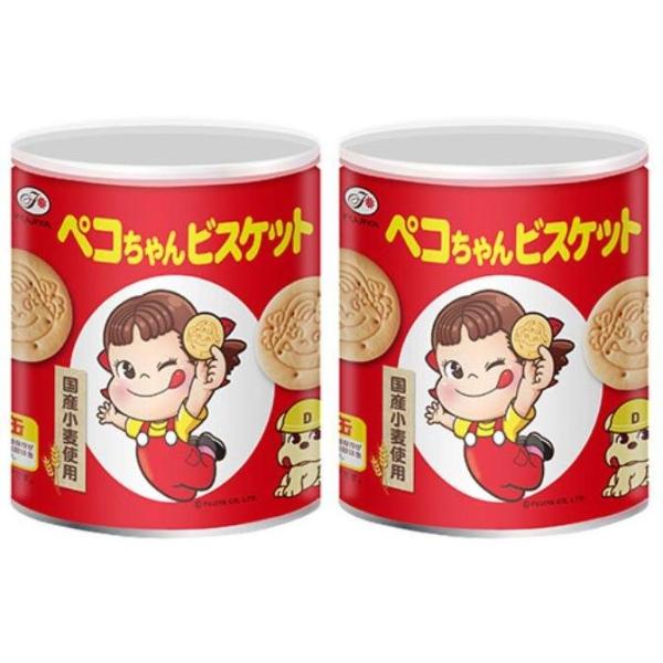 【不二家ペコちゃんどこでもビスケット】国産小麦を100%使用した生地を、牛乳で練り上げ、じっくり丁寧に焼き上げた、賞味期限5年保証の、「ペコちゃんのレリーフ入り非常用ビスケット」です。お子様からお年寄りまで楽しめて、家庭の常備菓子として安心...