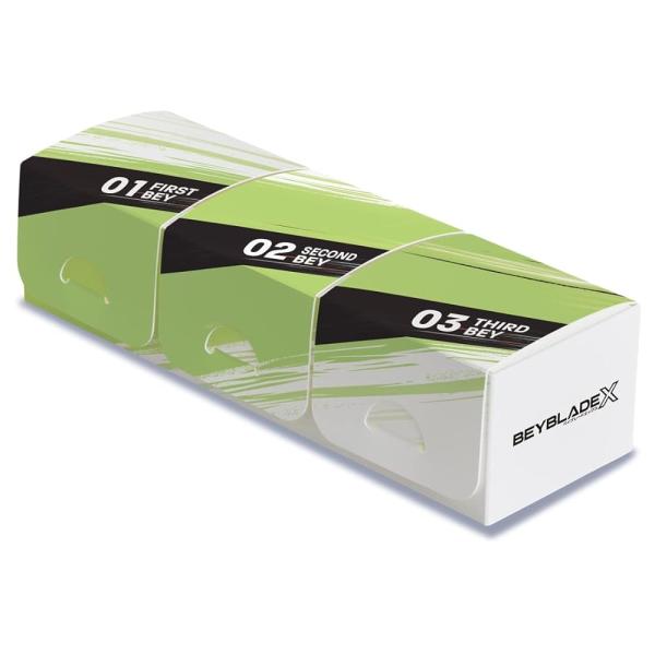 BEYBLADE Xとは、超加速ギミック【Xダッシュ】による驚異的なスピードと衝撃でエクストリームなバトルを繰り広げるギアスポーツである。ベイブレード3個ずつで戦う3on3バトルに最適なケース。【セット内容】ケース本体(1),安全警告該当な...