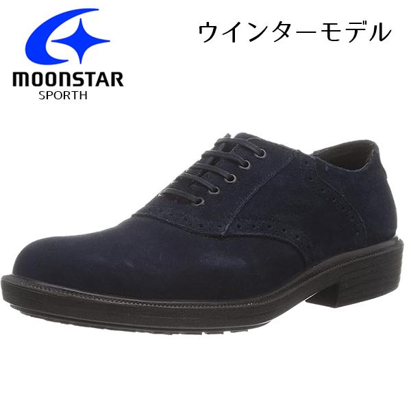 [素材]甲材：天然皮革（ステア）底材：ポリウレタン/ゴムワイズ：4Eヒール高:3.5cm重量:片足約410g(25.5cm)原産国：日本[特徴]「ムーンスター」の雪寒地向け高機能メンズビジネスシューズ。日本製ならではの丁寧できめ細やかな作り...