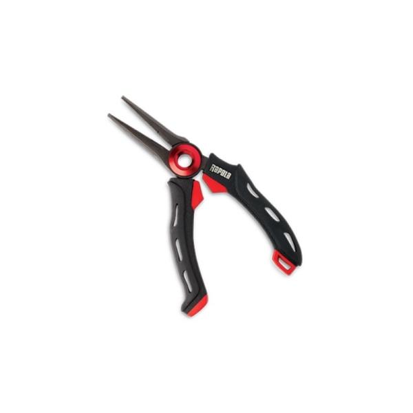 グリップに内蔵されたマグネットの反発を利用する事で、スプリング式のような破損や反発力の低下が発生せずスムーズな開閉が可能な「MAG SPRING」搭載。※パテントペンディングRapala　RCD MAG SPRING PLIERSラパラ　R...