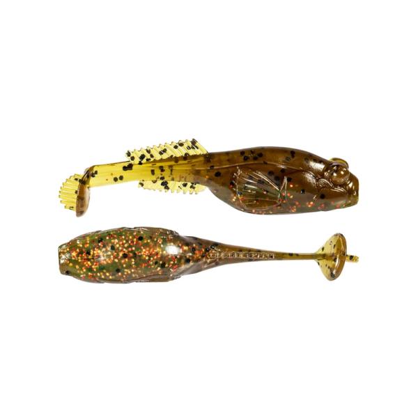 高耐久＆高浮力素材もっちり柔らかワーム独自のタフ素材「10X Tough ElaZtech」小振りなサイズ感とファットボディ＆独自形状のシャッドテールでナチュラルアクション！Z-MAN　TRD GobyZZ-MAN　TRD ゴビー Z●サイ...