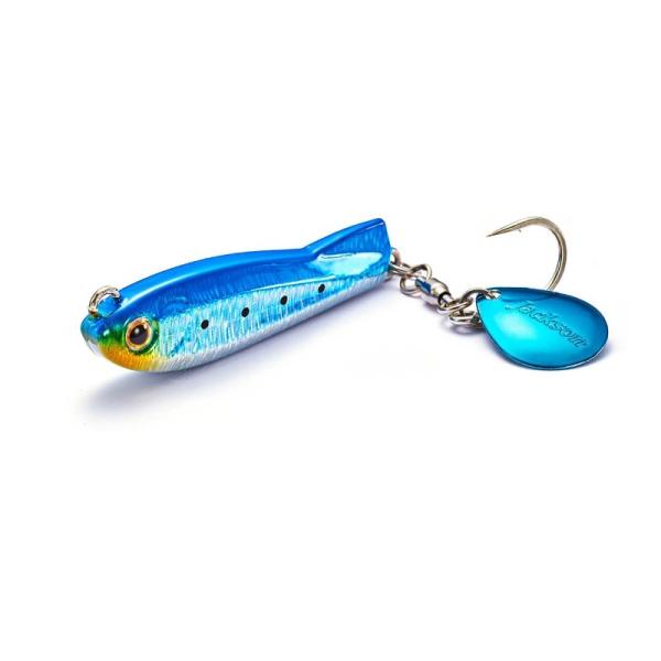 サゴシチューンのDNAを受け継いだ最終兵器広範囲に点在したサゴシ・サワラを初めとした青物を狙うため、ガイド船アンリミテッドの池上日明が監修したブレードジグ「メタルエフェクトサゴシチューン」。アイの位置やウェイトバランスを調整し、フォール姿勢...