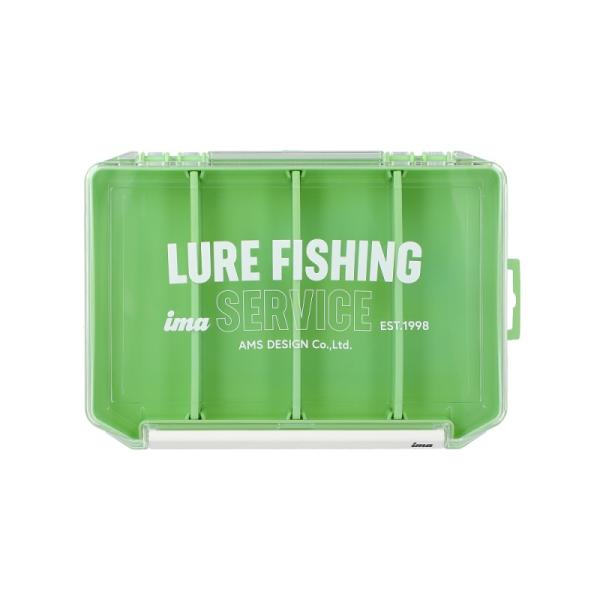 定番ルアーケースに待望の新デザイン登場。ルアーをちょうどよく収納できるケース。定番のimaロゴに加えて、今回はクラシックなカラーに「ima LURE FISHING SURVICE」と「Cast Just Retrieve.（＝投げて巻くだ...