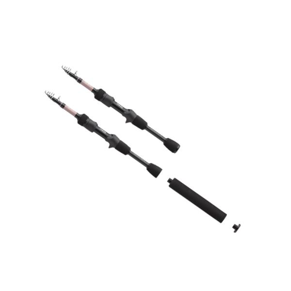 グリップが15cm延長出来るソルトテレスコロッド携帯に便利な小継のソルトルアーロッド。手になじみ操作性の良く軽量なショートセパレートグリップにエクステンショングリップをセット可能。エクステンショングリップ使用時は、両手でのロングキャストに対...