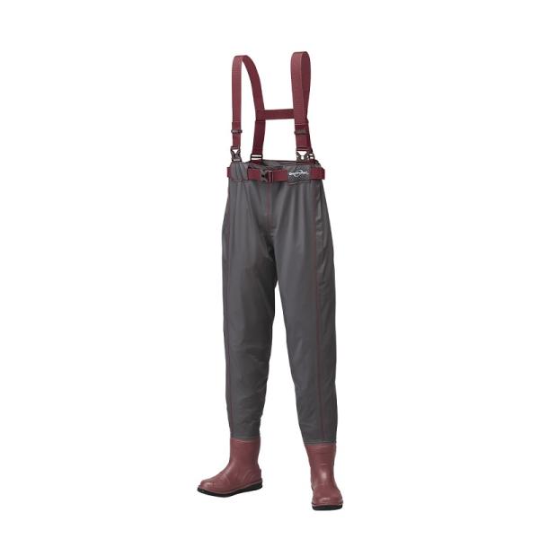 ウエスト丈の透湿ウェダー使い勝手の良い腰までのウエストウェダー。ショート丈のブーツに透湿防水「ブリザテックPC」加工生地を使用。ブリザテックPCは、透湿防水機能が備わった従来のブリザテックに特殊PC加工を施すことにより加水分解による劣化を抑...