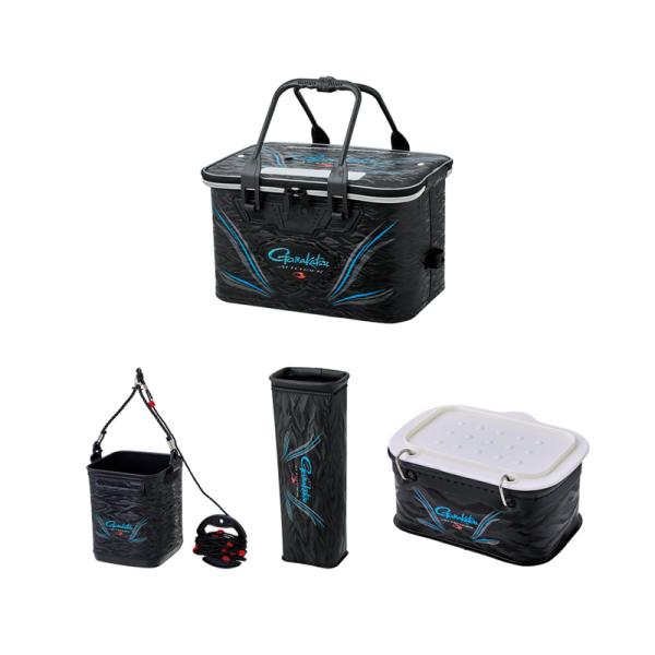 ここでしか手に入らないアテンダー限定モデル！＜バッカン＞●ハードタイプと柔らかいタイプの2種の硬さを融合したセミハードバッカン。●成型ハンドルを採用し、手に喰い込みにくく、持ちやすい設計。＜水汲みバケツ＞●巻き取りに便利な樹脂ストッパー付き...