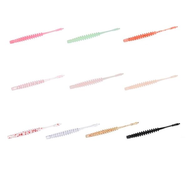 月下美人アジングビーム2.0がコアにエビ粉を高濃度で配合し集魚力がパワーアップ。ライトゲームの定番ワーム「アジングビーム」が、形状や素材はそのままに、集魚コア仕様になってリニューアル。エビ粉をコアの部分に集中的に配合することで外側の透明感を...