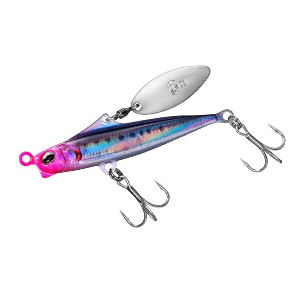 サゴシ、青物、フラットフィッシュなどなど…プラグ感覚で使える軽比重合金製ぶっ飛びブレードシンキングペンシル！ボディ素材に軽比重合金を採用。一般的なメタルジグよりも比重が軽い為、プラグのようにスロー〜ミディアムリトリーブスピードで使用できる使...
