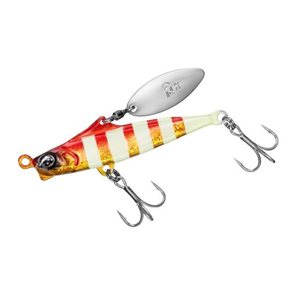 サゴシ、青物、フラットフィッシュなどなど…プラグ感覚で使える軽比重合金製ぶっ飛びブレードシンキングペンシル！ボディ素材に軽比重合金を採用。一般的なメタルジグよりも比重が軽い為、プラグのようにスロー〜ミディアムリトリーブスピードで使用できる使...