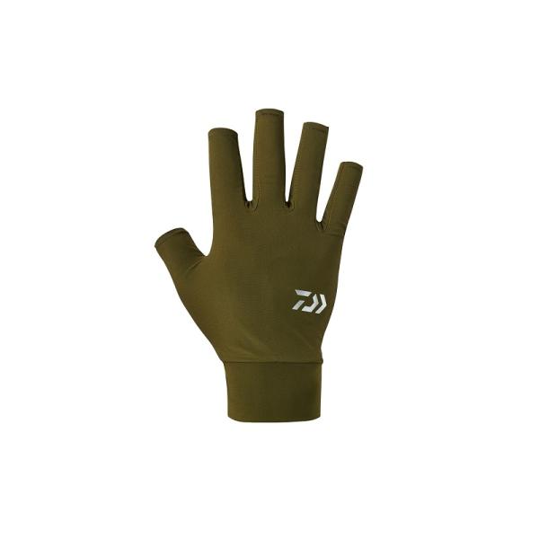 暑い夏を乗り切る！フィット感に優れたUVカットグローブ甲側は、接触冷感/吸水速乾/UPF50+を兼ね備えた「ICEDRY」素材を使用。掌側には、水に濡れても滑りにくいナノフロントを使用手首や指先の日焼けも防ぐ、長めの設計。(その他機能)IE...