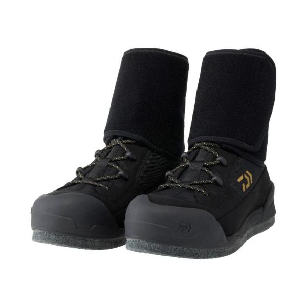 砂の侵入を防ぎ、釣りに集中できるジャリガード付きウェーディングシューズ。砂利ガードとソックス型アッパーで砂利の侵入を防ぐ、友釣りやアユイングに最適なウェーディングシューズ。内側のクッション素材を前作より大幅に拡大し、足全体をカバー。岩にぶつ...