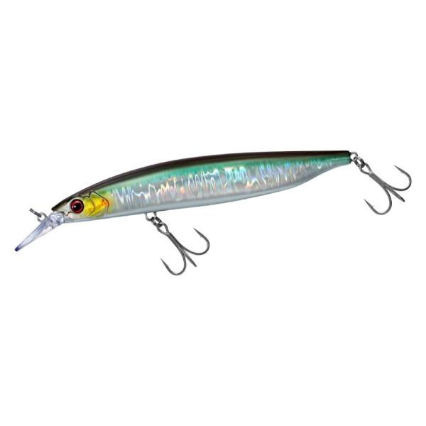 ■「ターゲットに外道無し」　淡水、海水を選ばない?魚と遊ぶためのミノー”！村上晴彦監修。動きで魅せる、アクション重視のビッグミノー。アクションは激しい波動を発生させる5：5のウォブル：ロールアクション。高速巻きにも耐えうるウエイトバランス設...