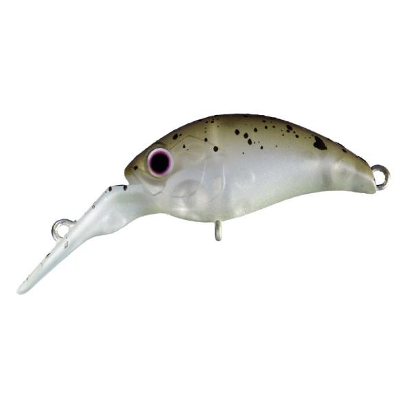 エリアトラウト用クランクMelo。ワンウエイト設計によりアクションレスポンスが良く、振り数の多いウォブンロールが特徴。スピードレンジはかなり広く、デットスローから速巻きまで対応し小技を効かせた誘いにもレスポンス良く動いてくれるスタンダードな...