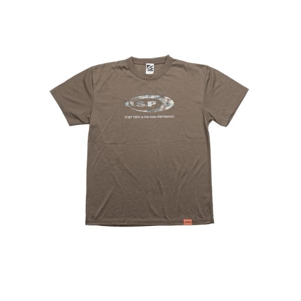クイックdryTシャツながらまるでコットンのような優しい肌ざわり。O.S.P毎年定番のプリントTシャツ。2022年モデルはフロントにペイント柄「O.S.P」ロゴを大胆にプリント。「EVERY THING IS FOR GOOD PERFOR...