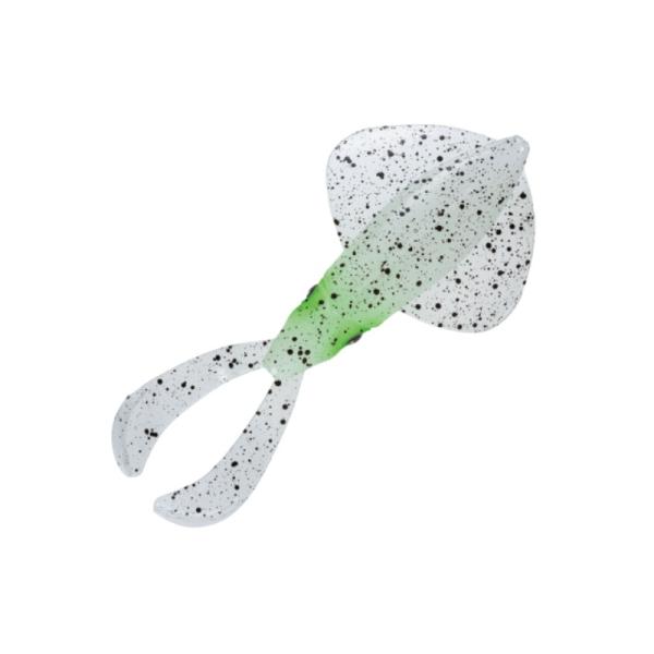 エンペラーとテールの艶かしい動きが魚を誘う！ひらひらと動くエンペラーは、正に生きイカ！さらに触腕の動きが加わったダブルアピール効果でイカを捕食する全てのフィッシュイーターを刺激します。ボトムレンジ狙いでは、ハタ系ロックフィッシュ！中表層狙い...