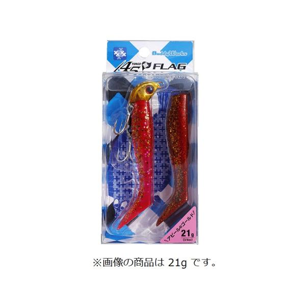 45HEADとFLAG SHADがセットになった、スターターキットリトリーブ時は、フラッグシャッド特有のダイナミックなテールアクションでヒラメを魅了する。また、ストップ＆ゴーやリフト＆フォールの着底時は45度の姿勢をキープし見切られるタイミ...