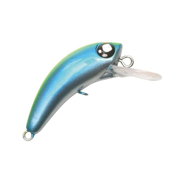 このサイズで2フック。どんなバイトも逃さない！小さいボディでゆったり誘うママに重量級誕生！！肝っ玉母ちゃんが演出するビッグな釣果！ROB　BeRBie_mama SSロブルアー　バービー・ママSS●カラー：12 ブルーデリック●全　長：36...