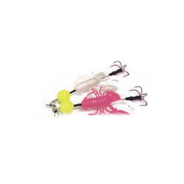 タコは獲物が複数あると、どれもに手を出すとても欲張りな性質があります。「デビルクラッカー」はツインシャフトなので両方に手を出したターゲットはバンザイ状態で上がってきて、確率良く取り込む事が出来ます。One Knack　DEVIL CRACK...